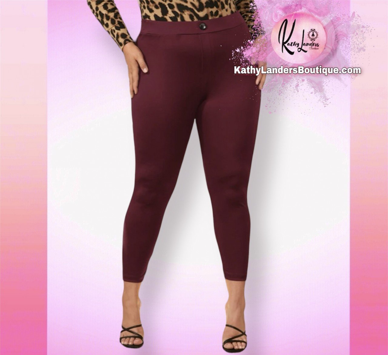 LEGGINS VINO | Kathy Landers Boutique
