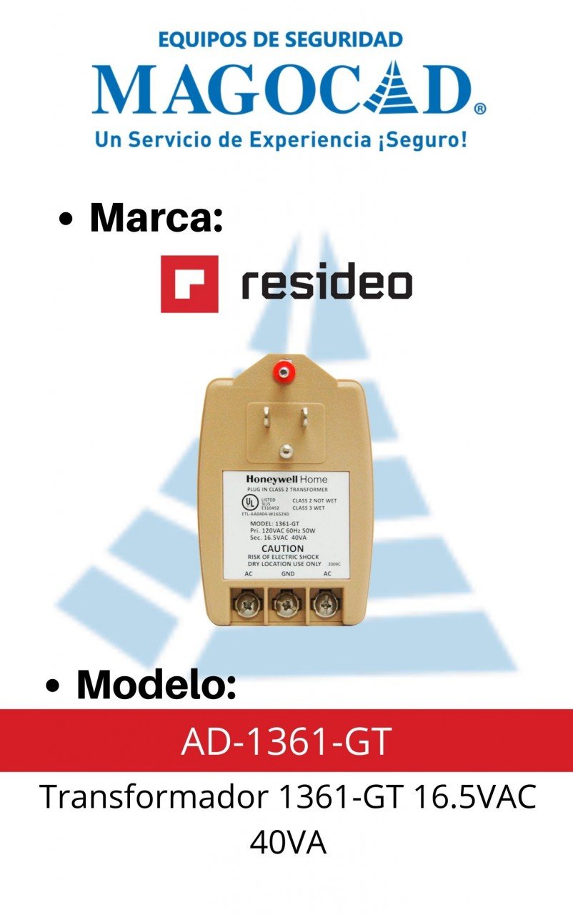 Transformador 1361-GT 16.5VAC 40VA AD-1361-GT | Magocad