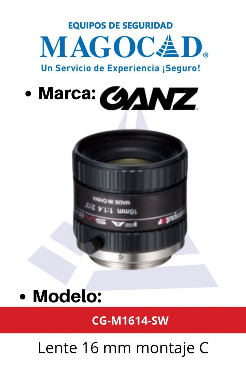 Lente M1614-SW | Magocad