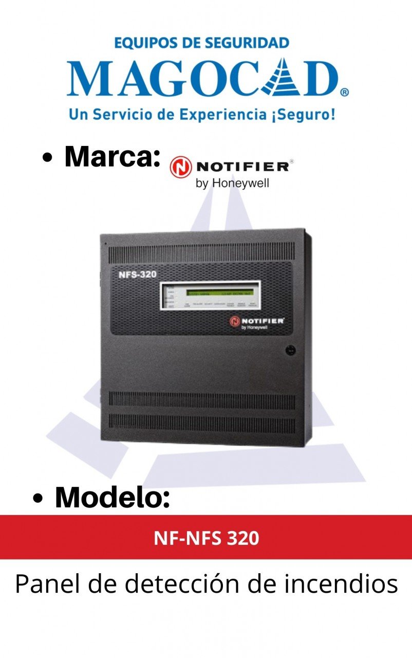 Panel de detección de incendios NF-NFS 320 | Magocad