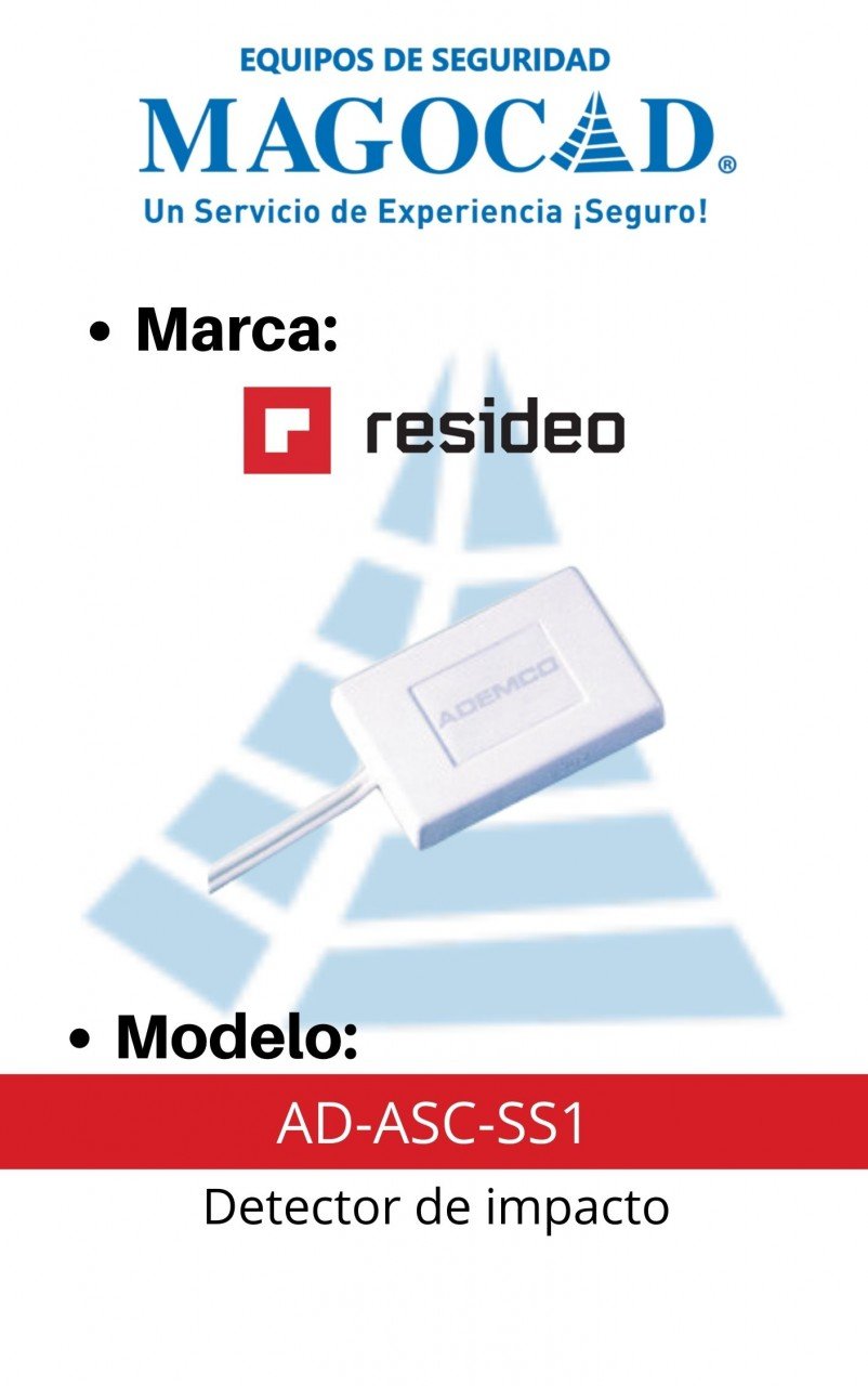Detector de impacto AD-ASC-SS1 | Magocad