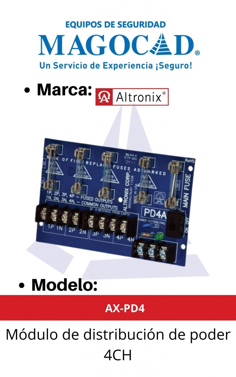 Modulo de Distribución PD4 | Magocad