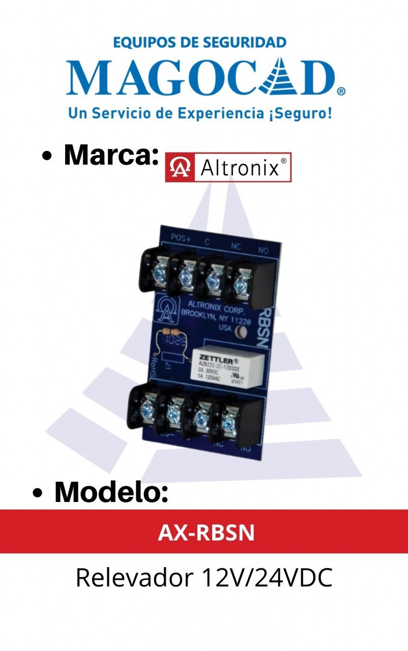 Relevador RBSN | Magocad