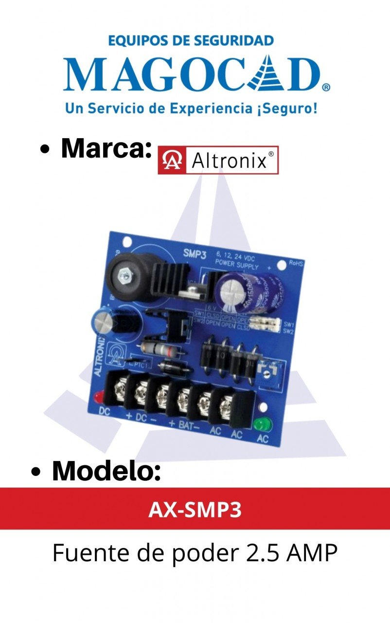 Fuente de Poder SMP3 | Magocad