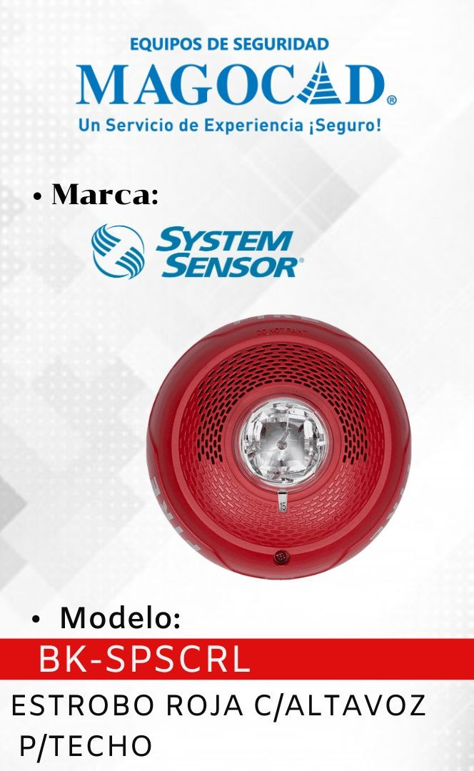 Estrobo Rojo SPSCRL | Magocad