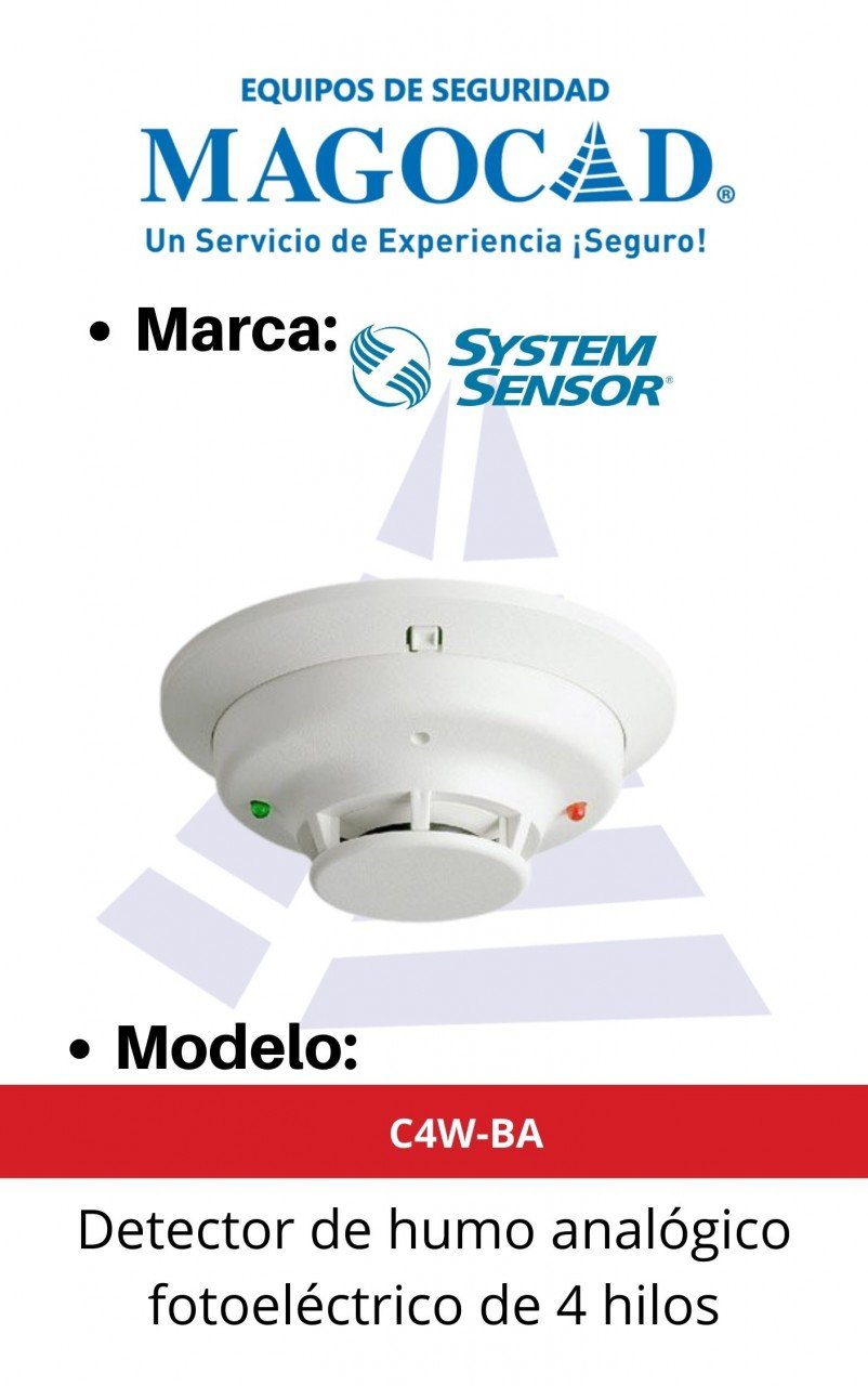 Detector de humo C4W-BA | Magocad