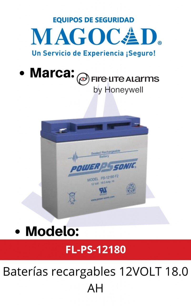 Baterías Recargables PS-12180 | Magocad