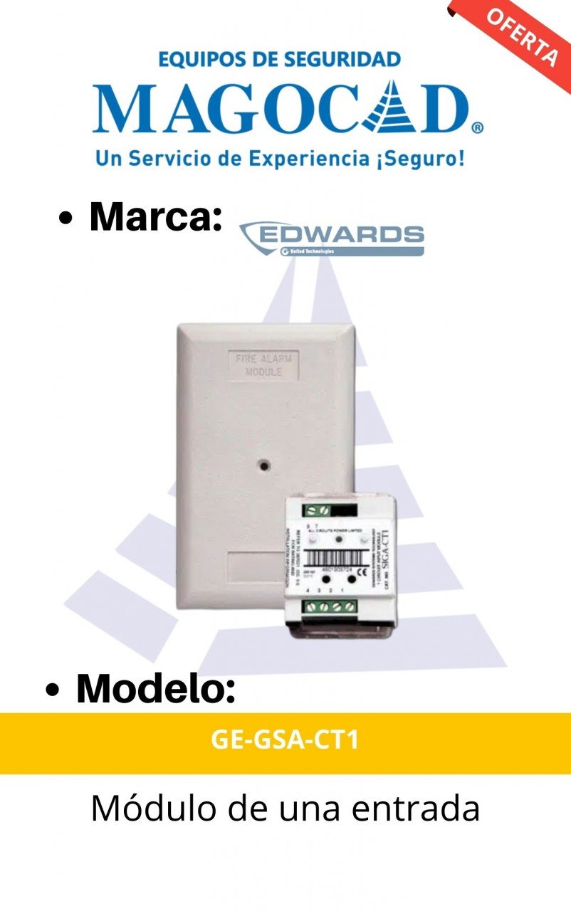 Módulo de una entrada GE-GSA-CT1 | Magocad