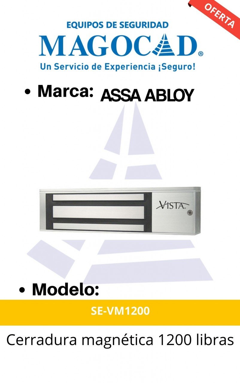 Cerradura magnética SE-VM1200 | Magocad
