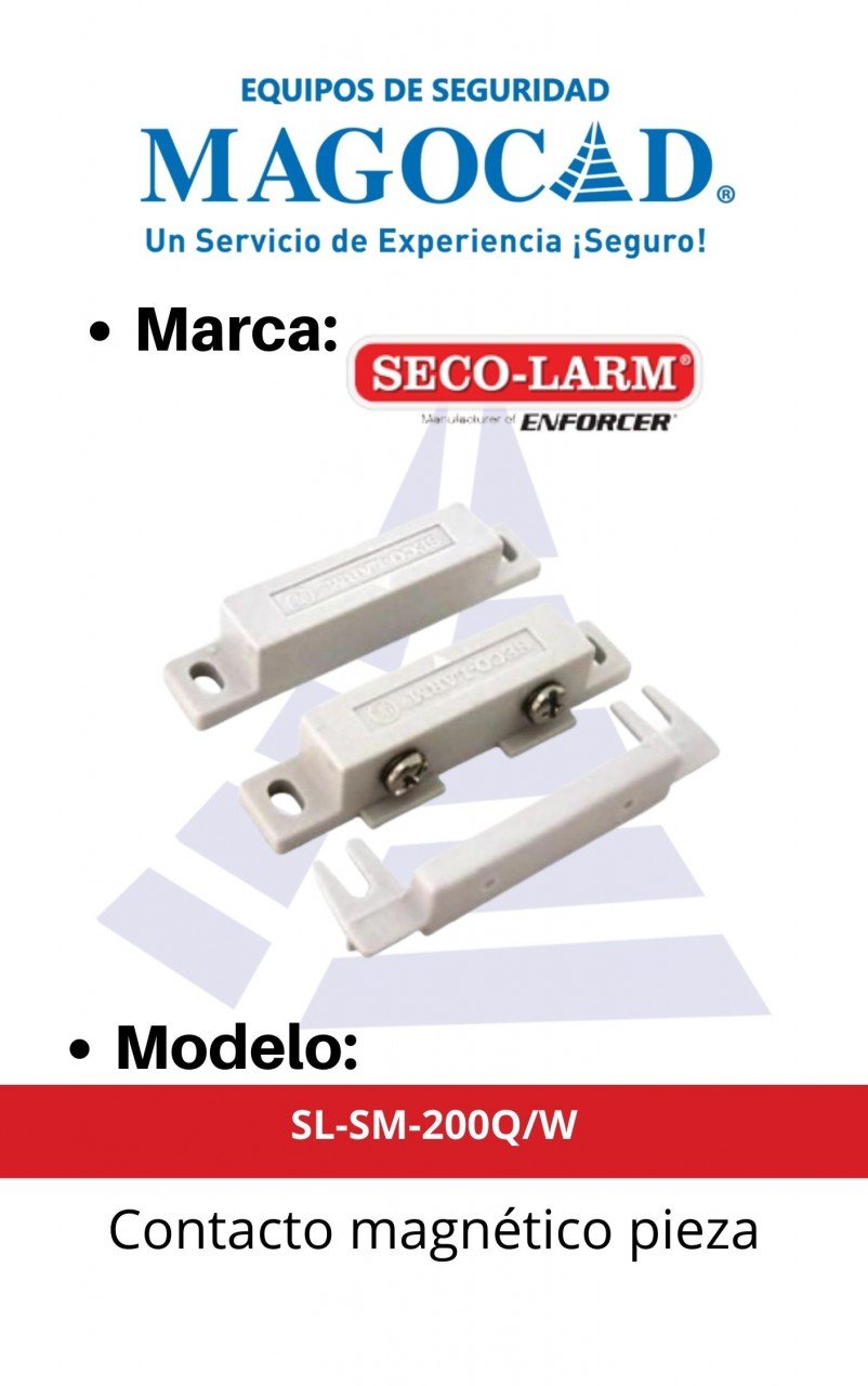 Contacto Magnético SM-200Q/W | Magocad