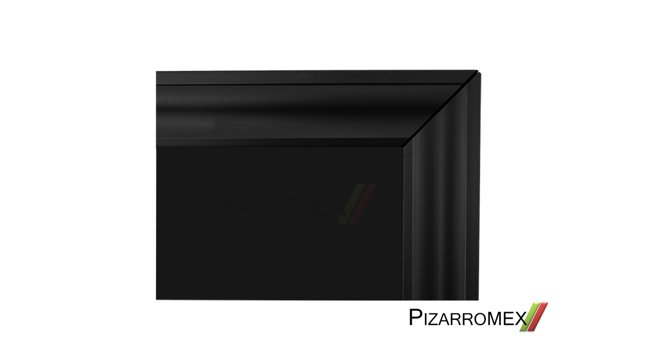 Pizarrón Negro Reforzado para Plumones Fluorescentes, Grande | PIZARROMEX